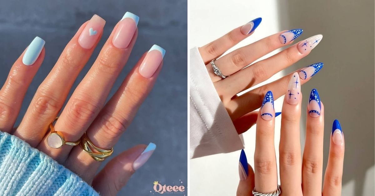 45 Blue Nail Designs To Save You From Boredom