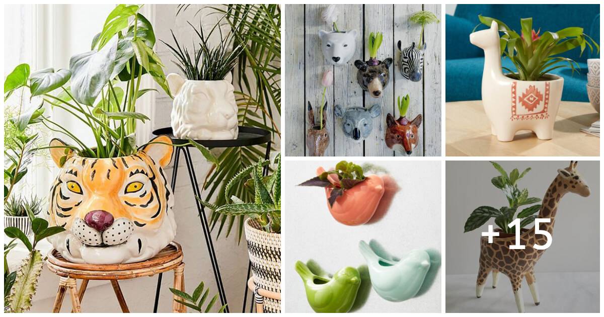 20 Lovely And Creative Animal Planters You Can Do It Yourself