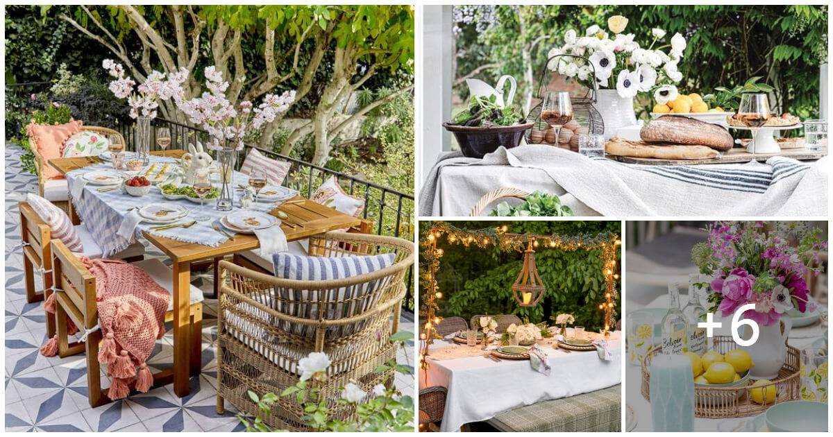 10 Creative Outdoor Table Decor Ways That Upgrade Your Outdoor Dining ...