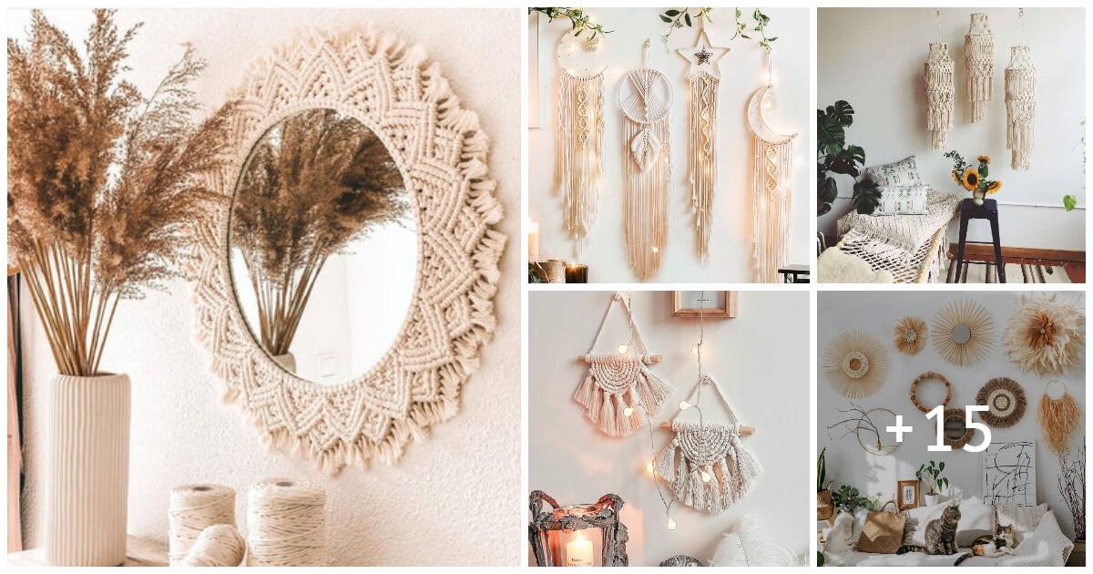 20 Inspiring And Gorgeous Macrame Decor Ideas