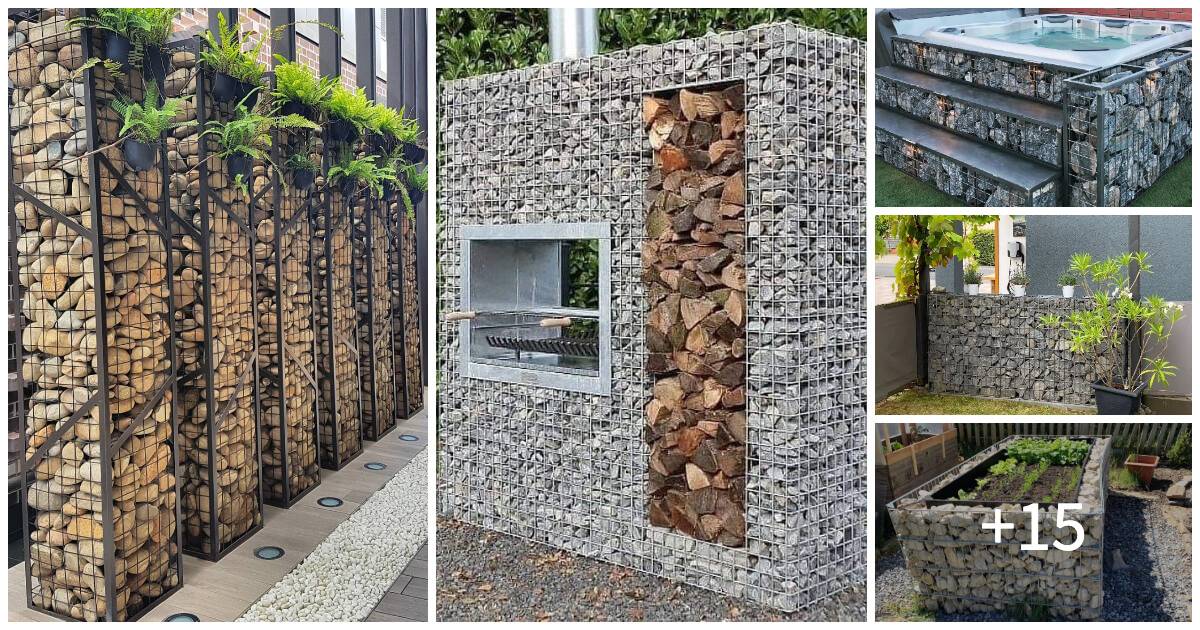 Enhance Your Landscape With These 20 Beautiful Gabion Garden Projects