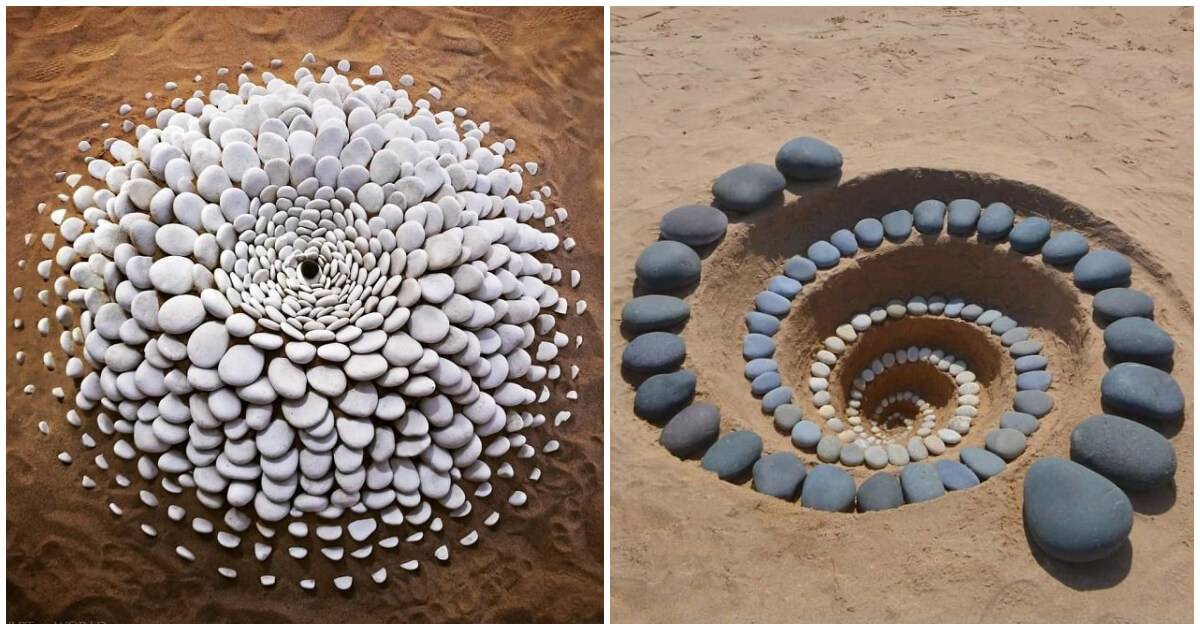 From Shoreline to Masterpiece: Artist's Therapeutic Stone Patterns ...