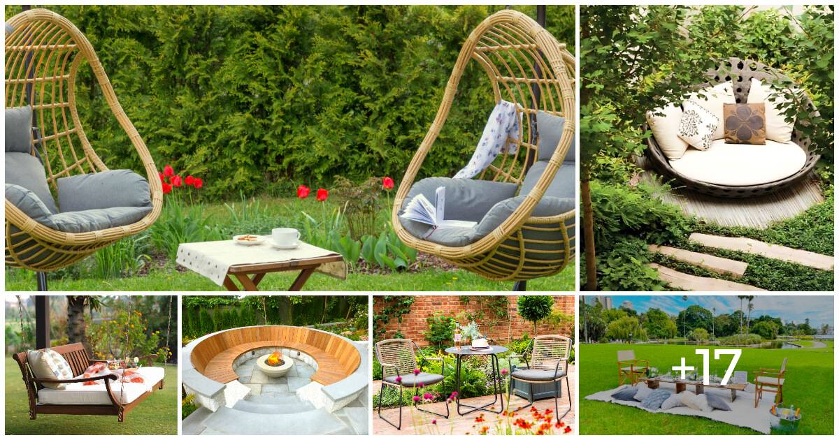 23 Dreamy Garden Seating Ideas For Blissful Moments