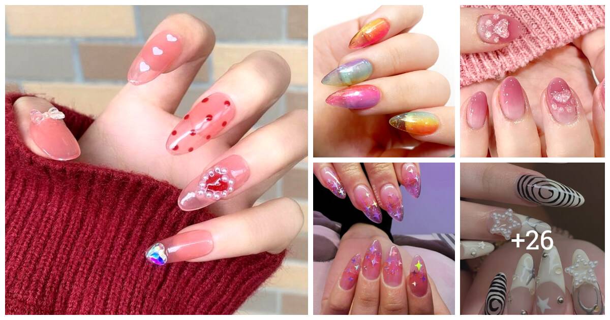 Trendy Jello Nails: A Playful And Translucent Delight