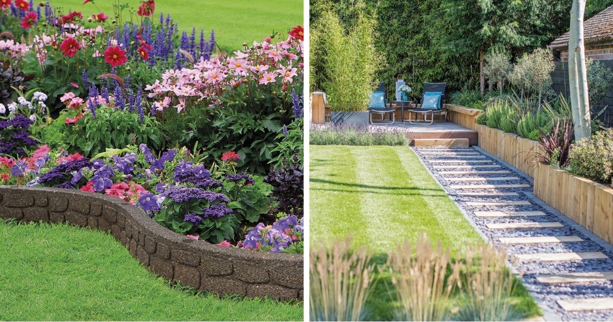16 Easy-To-Make DIY Garden Edging Projects
