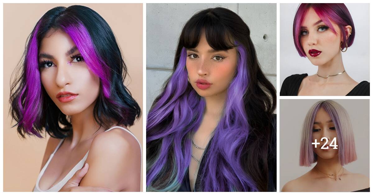 27 Purple Highlight Hair Ideas That Every Expert Loves