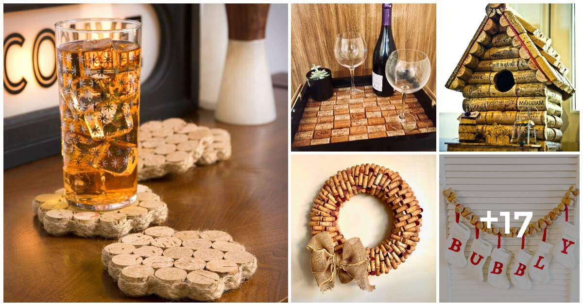 From Bottles To Beauty With 22 DIY Wine Cork Home Decor Ideas