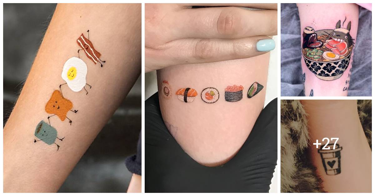 30 Unique Food Tattoos That Got You Hungry For More