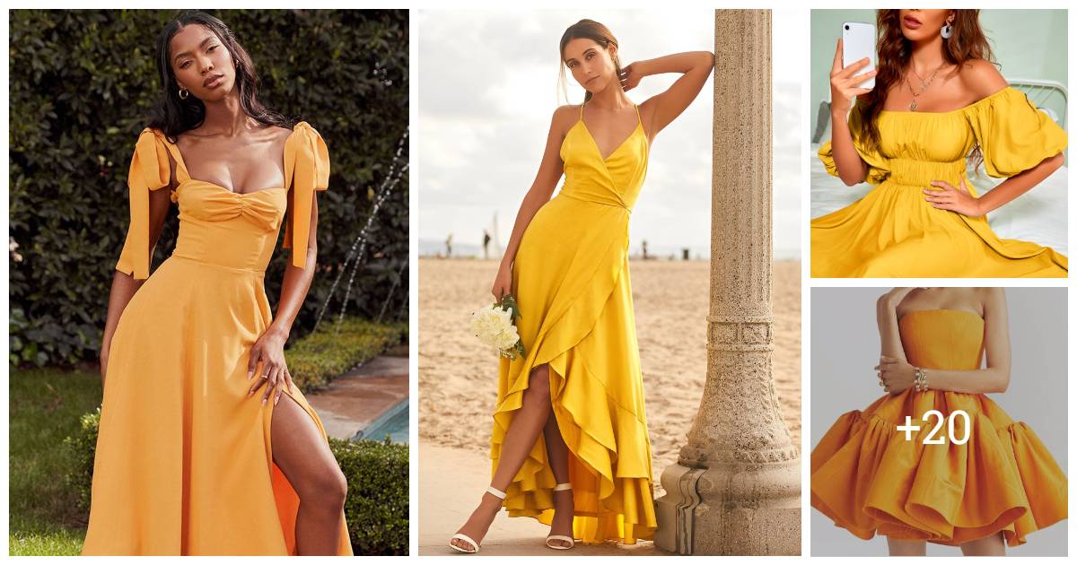 23 Chic Yellow Dress Outfits To Make You Shine
