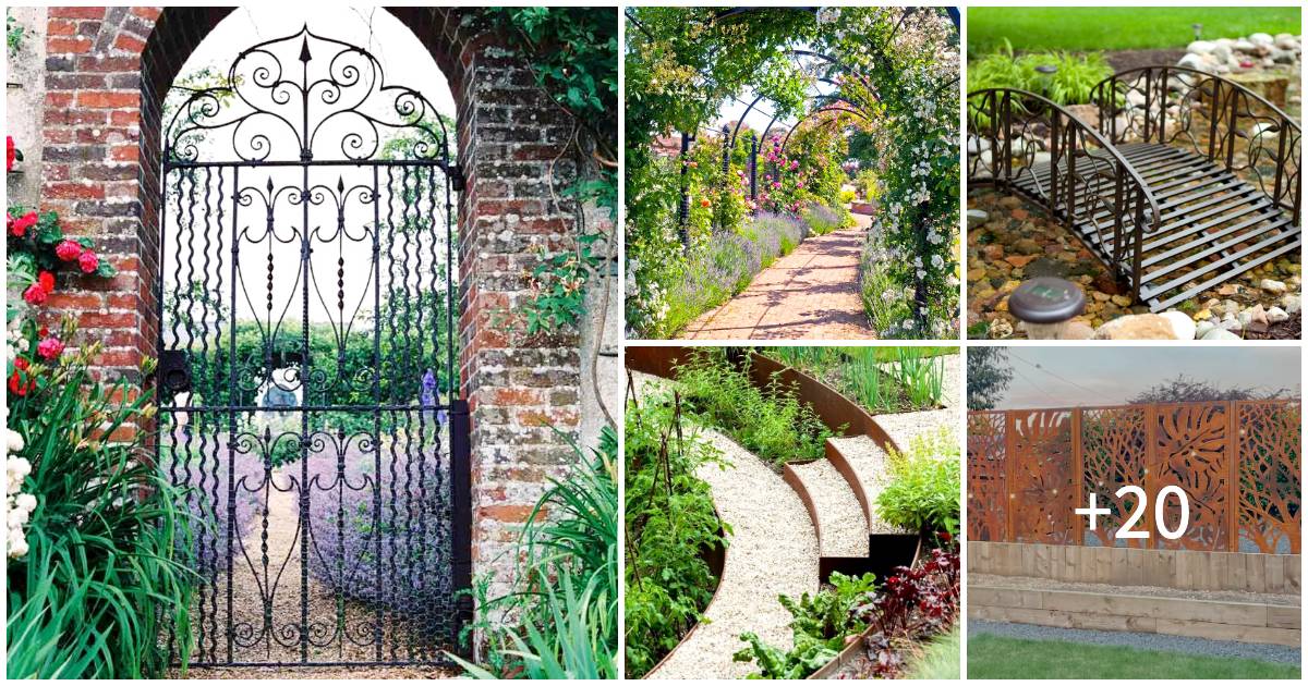 25 Creative Ways To Incorporate Metal in Your Landscaping