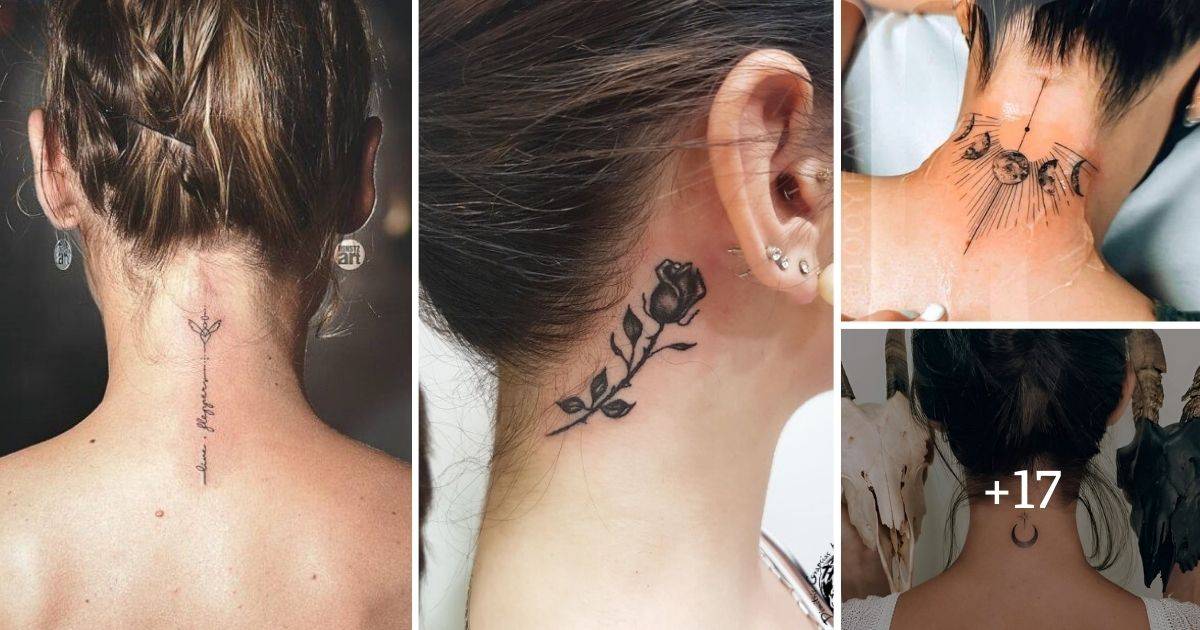 20 Elegant Mini Nape Tattoos To Bring Out Your Beauty
