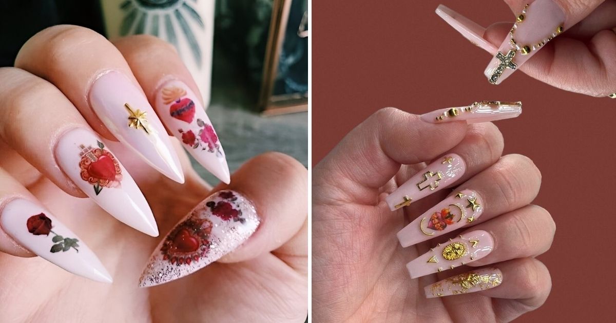 30 Breathtaking Angel Nail Designs To Charm Everyone At First Sight