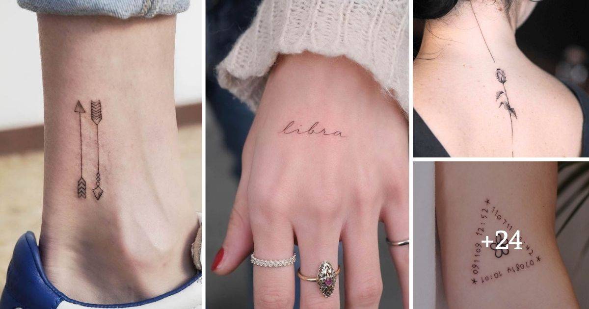 27 Feminine Fine Line Tattoos For Elegant Girls