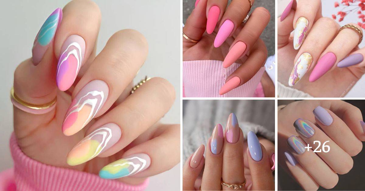 30 Cute Pastel Nail Designs That Are Easy To Copy
