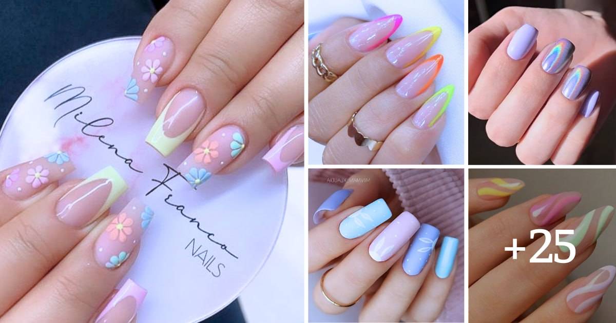 30 Cute Pastel Nail Designs That Are Easy To Copy