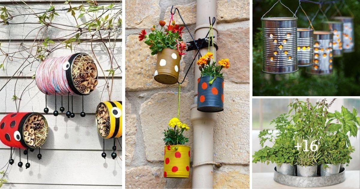 20 Brilliant DIY Tin Can Ideas For Upcycling and Recycling