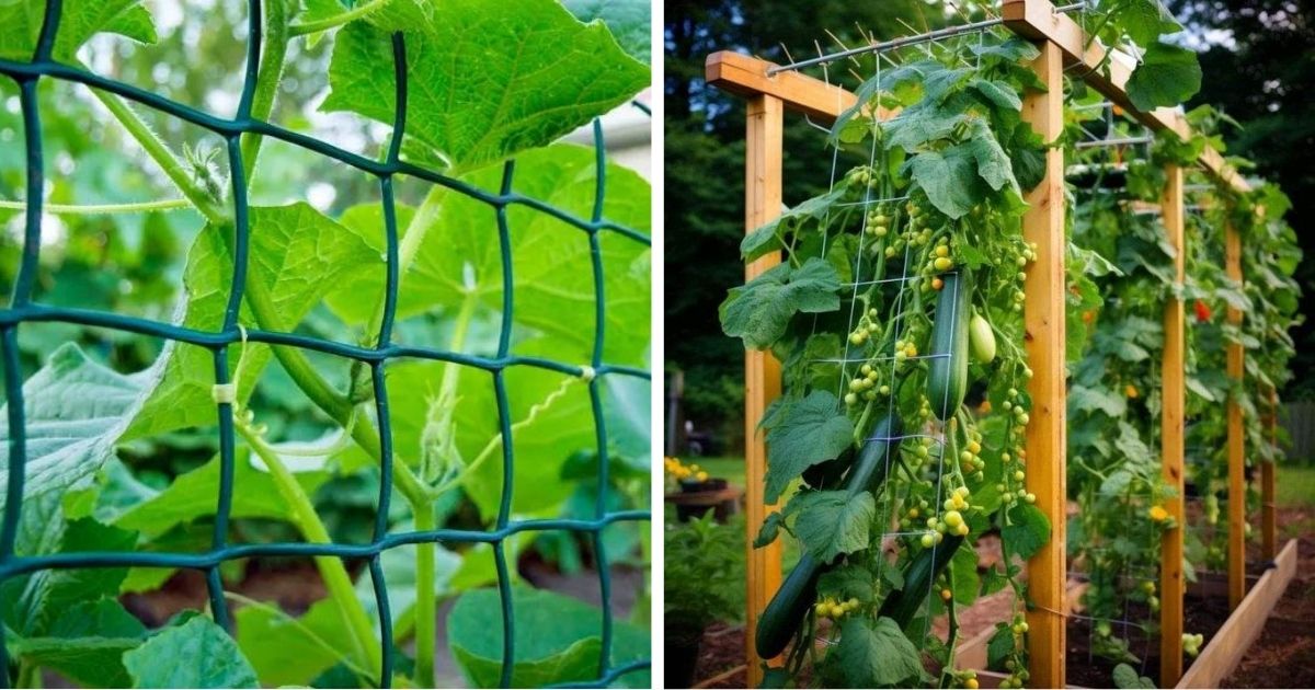 15 DIY Cucumber Trellis Ideas To Maximize Your Garden's Potential