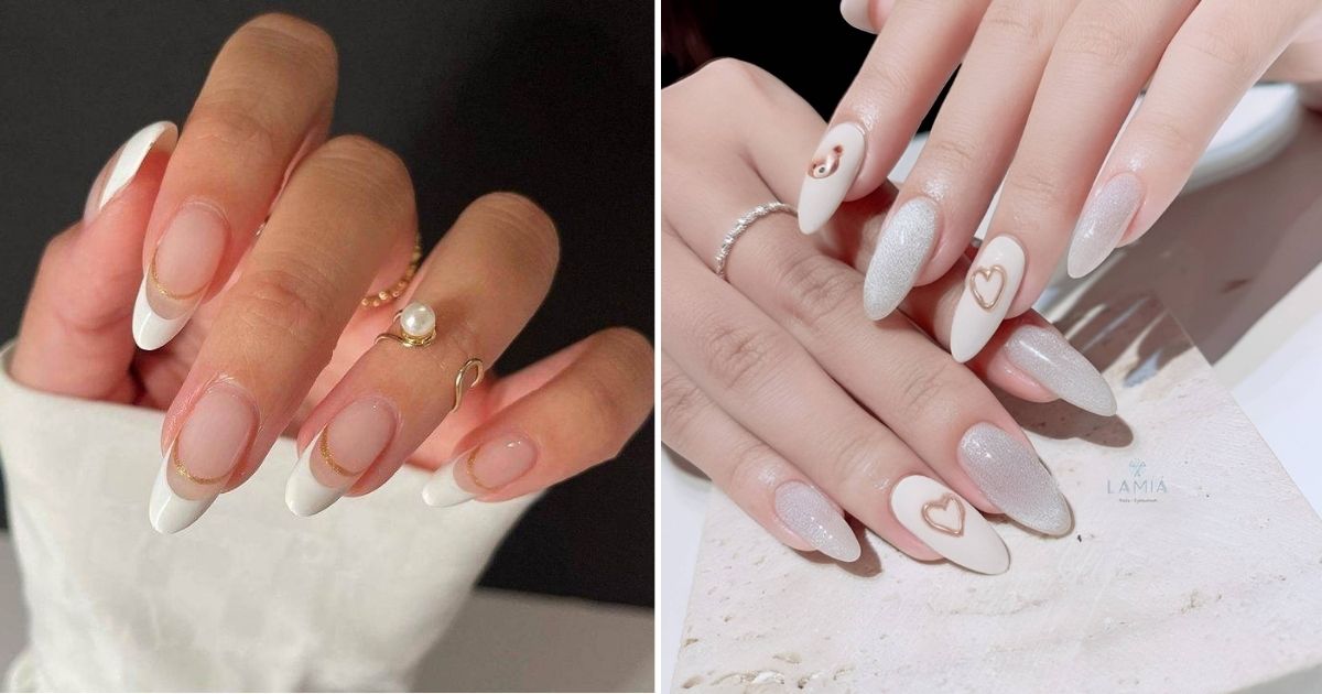 30 Glamorous White Nail Designs To Make You The Center Of Attention
