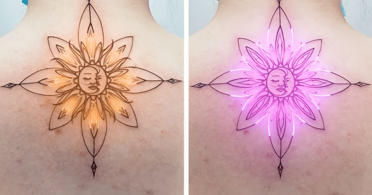 20 Magical Glowing Tattoos To Blow You Away