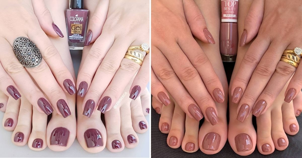 20 Matching Nail And Toe Nail Designs To Copy This Summer