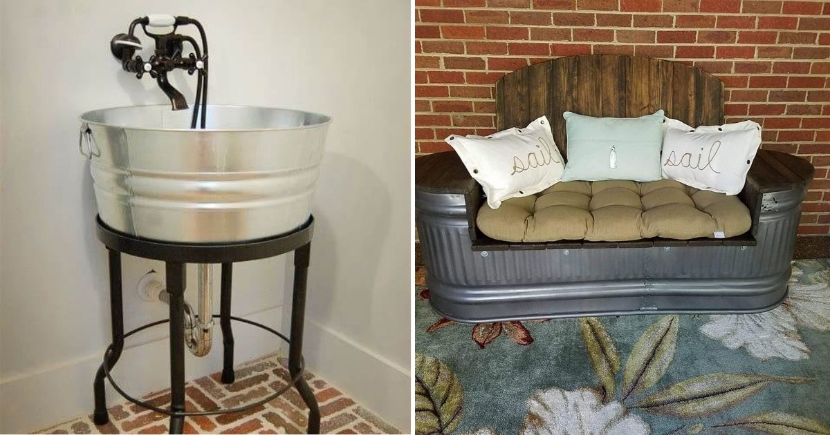 15 Budget-Friendly DIY Galvanized Tub Projects To Enhance Your Home