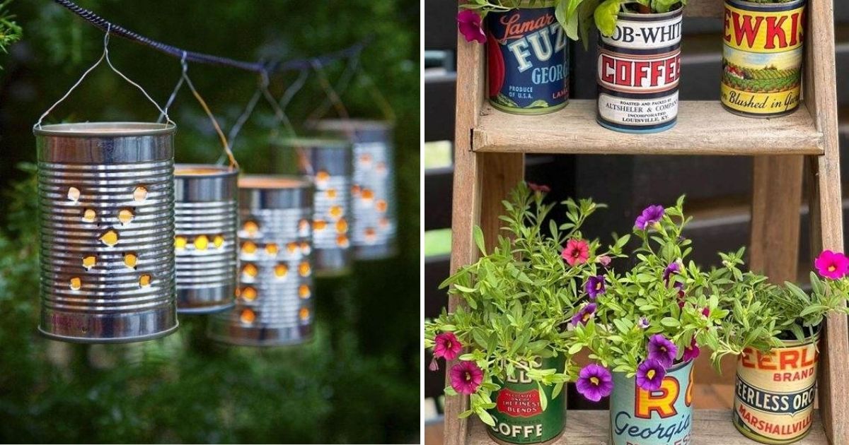 20 Brilliant DIY Tin Can Ideas For Upcycling and Recycling