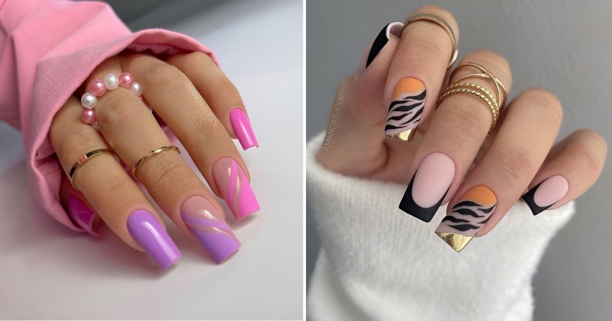 30 Trendy Square Nail Designs To Copy Right Now