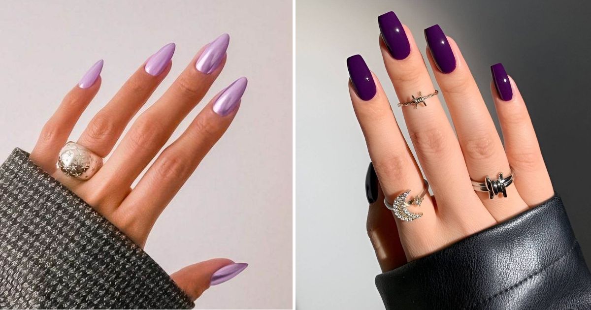 30 Stunning Ways To Rock Violet Nails