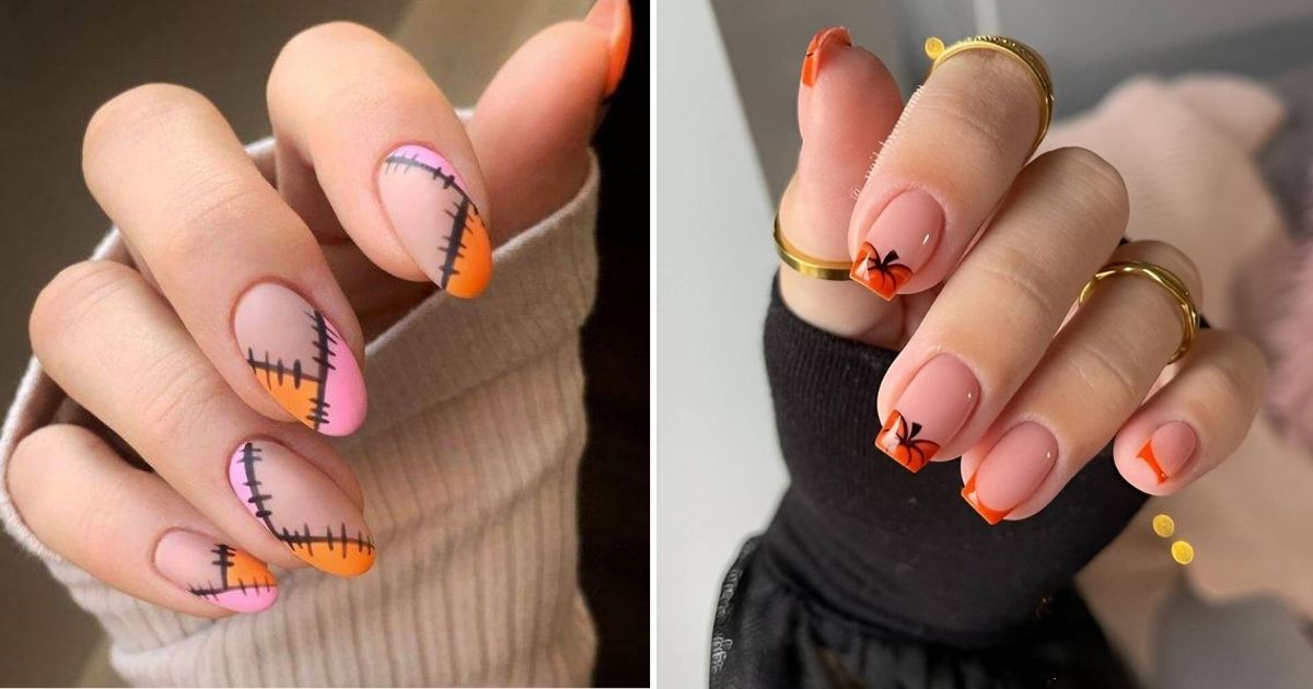 30 Simple Yet Pretty Short Halloween Nails For Spooky Season