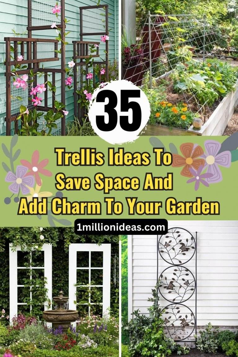 35 Trellis Ideas To Save Space And Add Charm To Your Garden