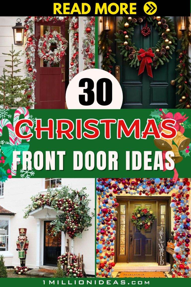 30 Festive Christmas Door Ideas That Will Make Your Home Stand Out