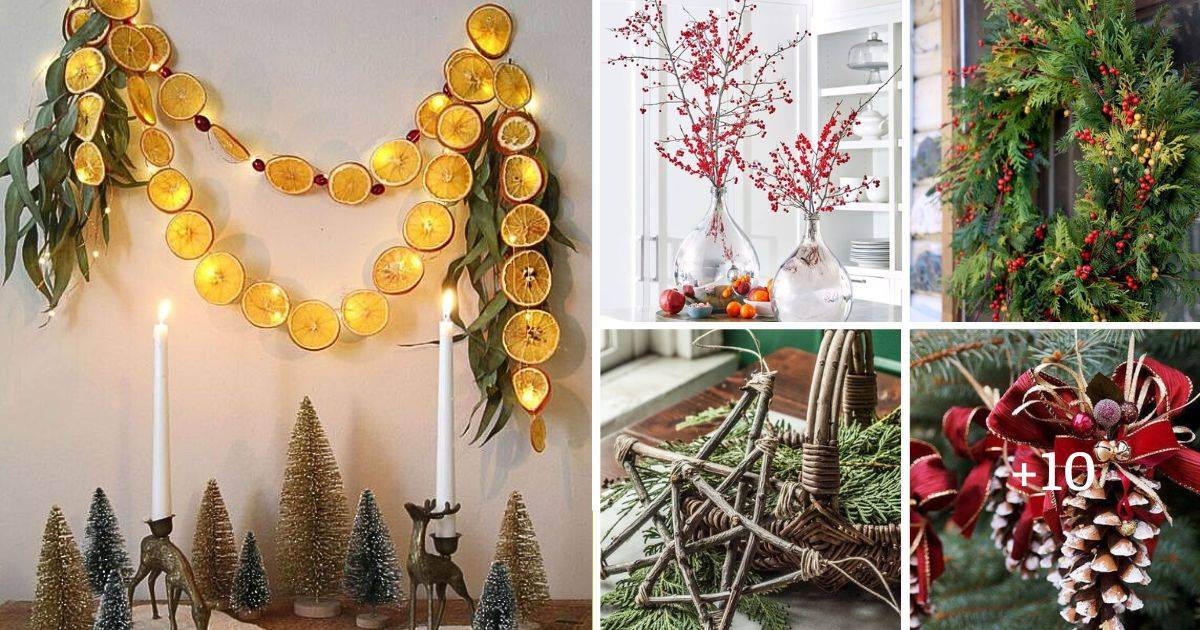 15 Creative And Eco-Friendly Christmas Crafts From The Garden