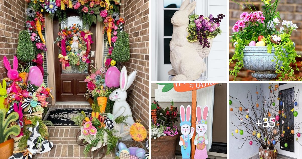 40 Outdoor Easter Decorating Ideas To Get Your Home Festive Ready