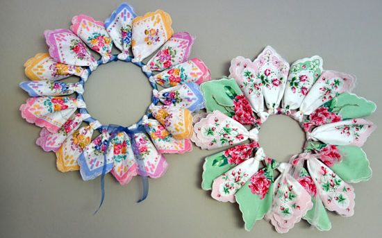 How To Make A Hankie Wreath