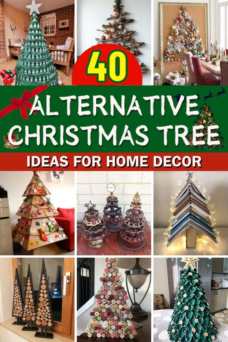 40 Creative Alternative Christmas Tree Ideas for a Cozy Holiday Season