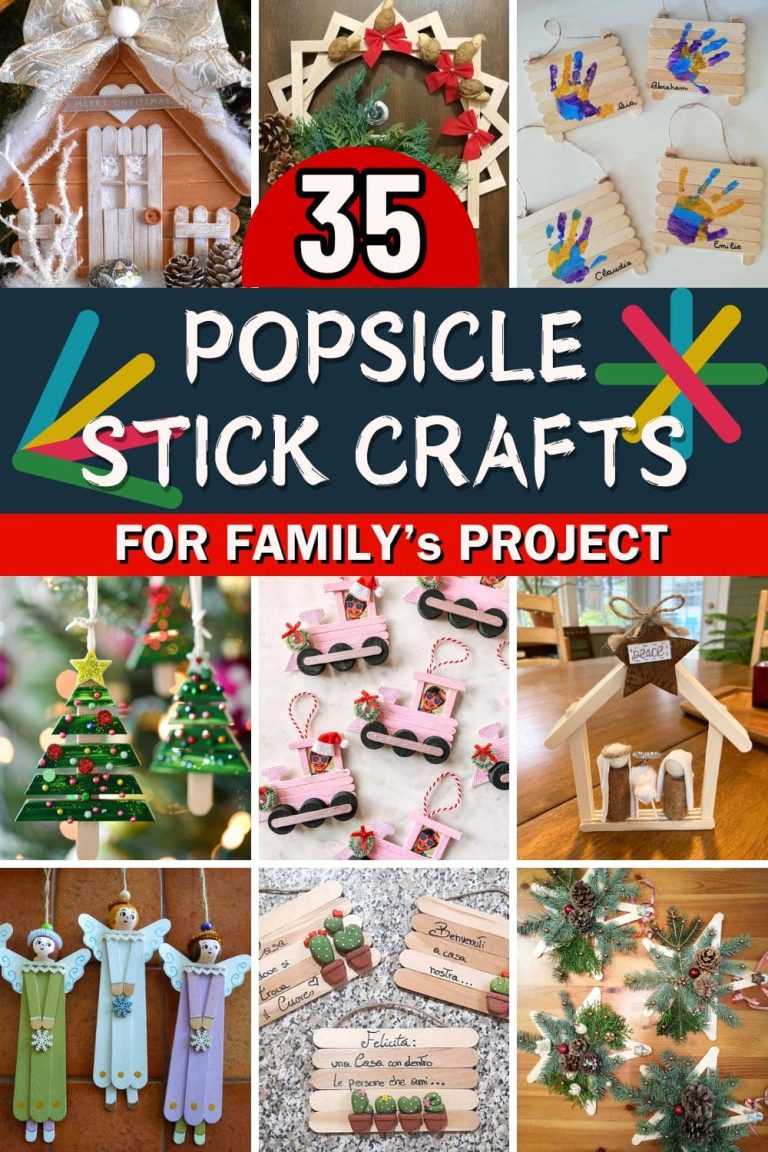 35 Fun and Easy Popsicle Stick Crafts for Your Family's Next Creative ...