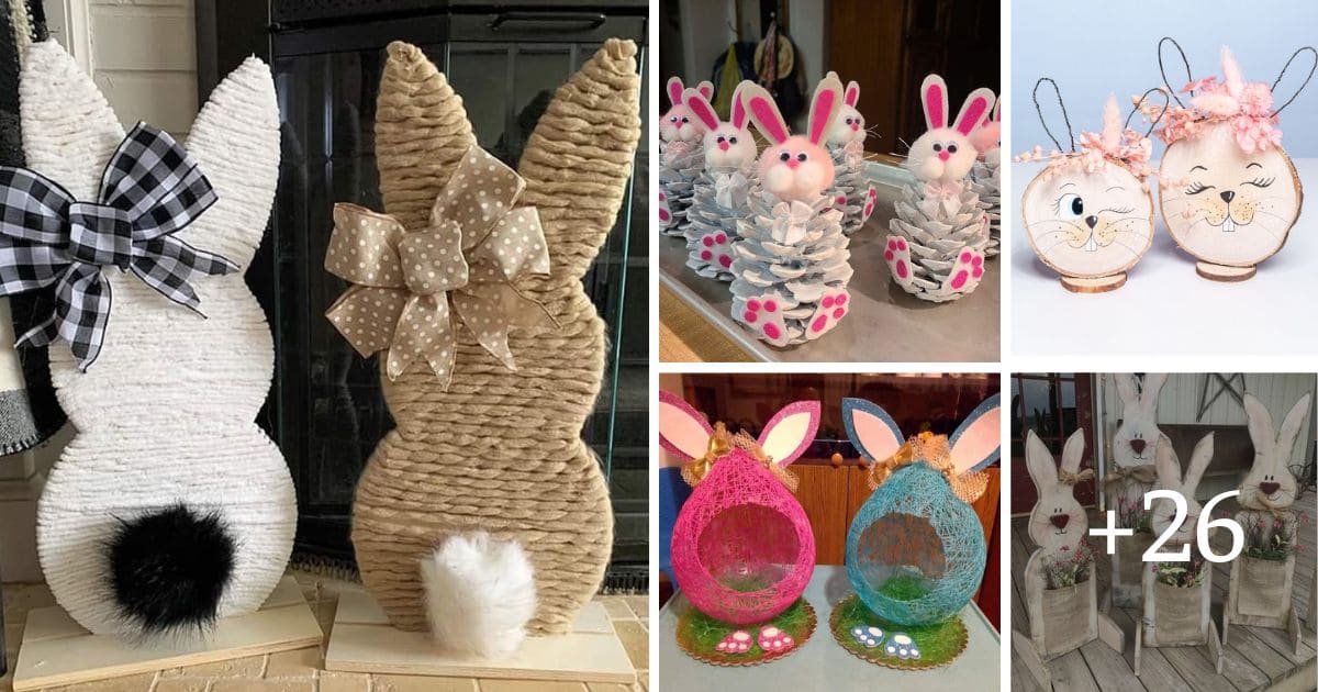 30+ Super Adorable DIY Easter Bunny Decor Ideas You'll Love to Try