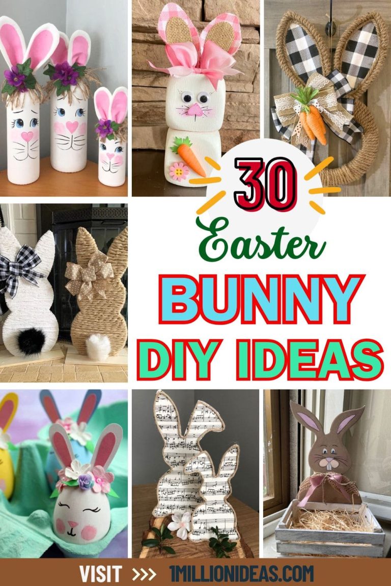 30+ Super Adorable DIY Easter Bunny Decor Ideas You'll Love to Try