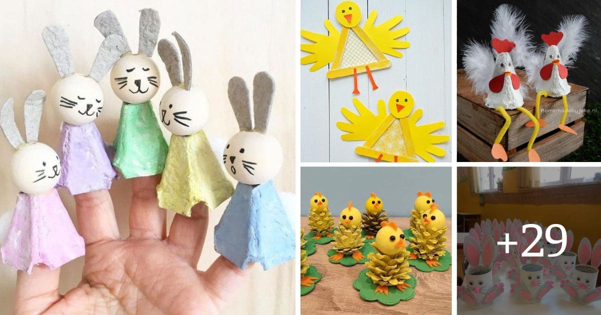 33 Super Cute Easter Craft Ideas Perfect for Kids and Parents to Create ...