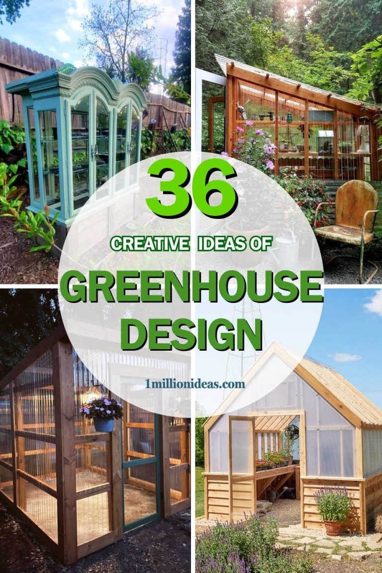 36 Innovative Greenhouse Design Ideas to Inspire Your Outdoor Space