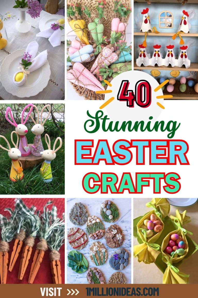 40 Stunning and Creative Easter Craft Ideas You’ll Love to Try