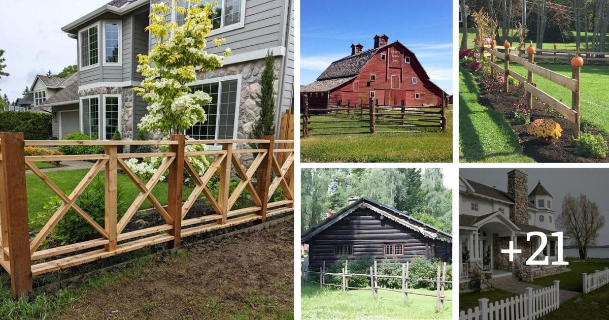 25 Creative Farmhouse Fence Ideas to Infuse Rustic Charm into Your Home ...