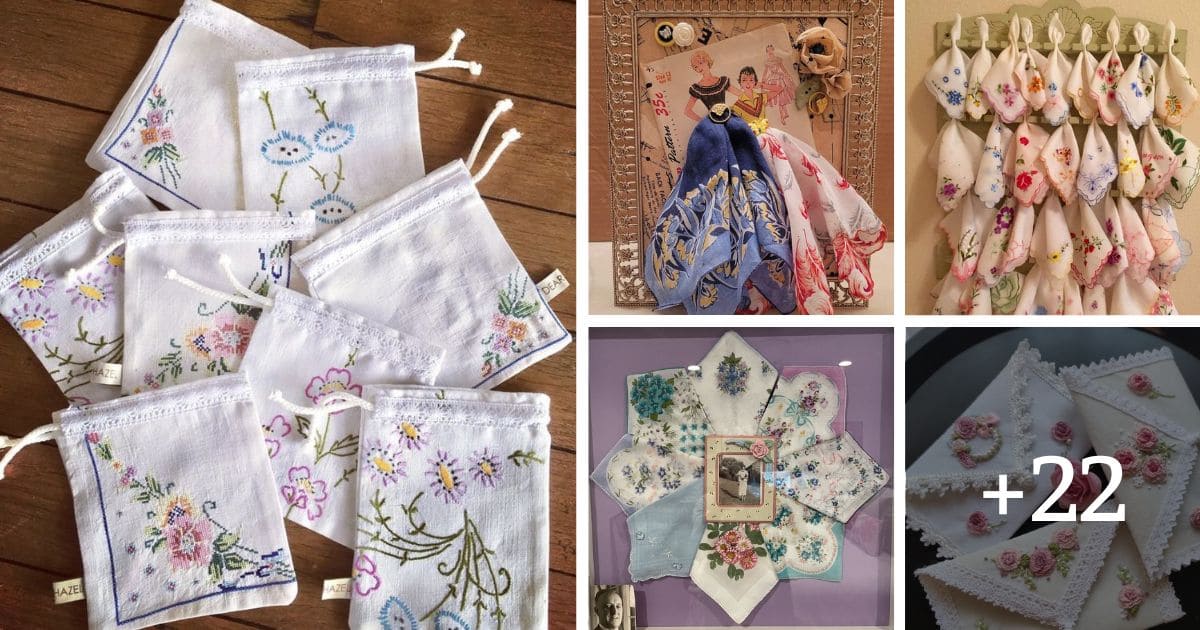 26 Adorable and Stunning Hankie Craft Ideas You'll Love Trying