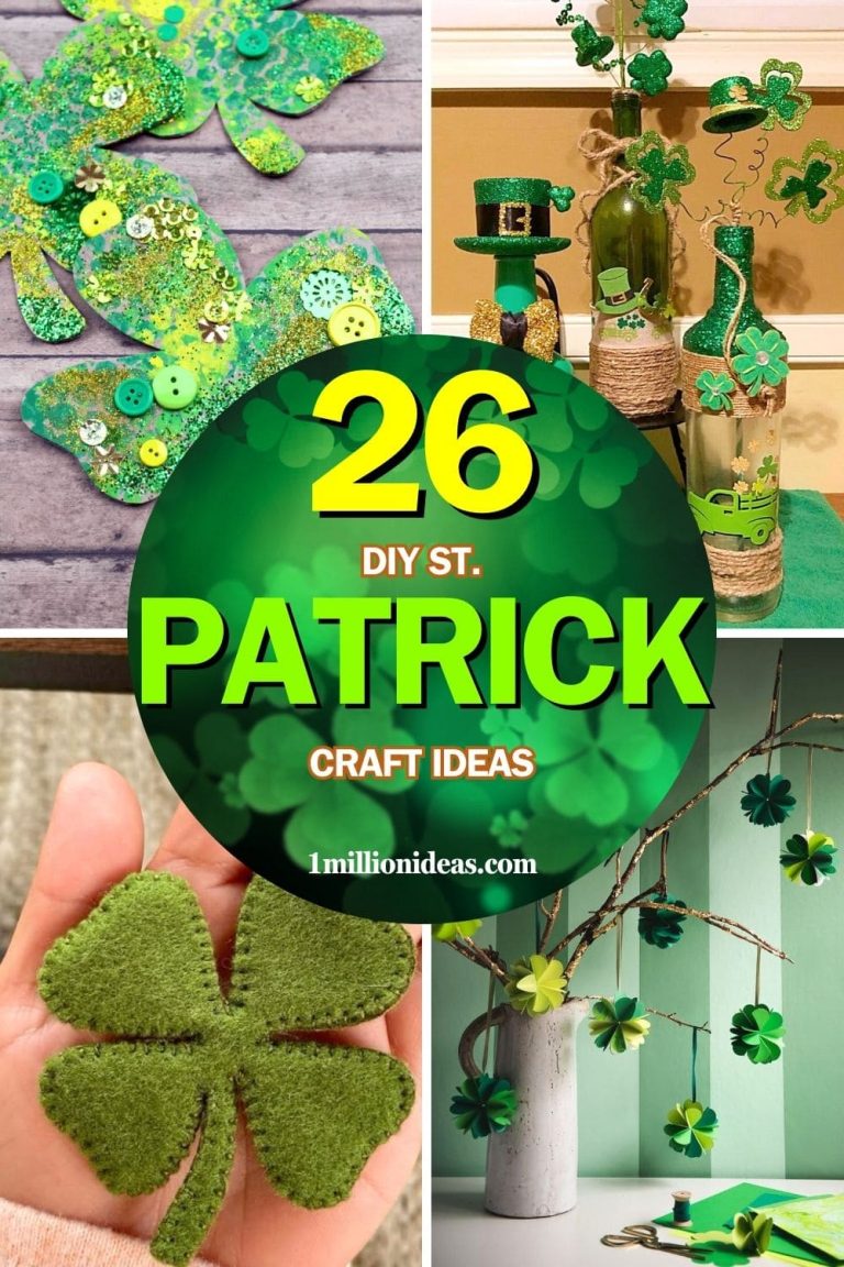 26 Fun and Easy DIY St. Patrick’s Day Crafts for Parents and Kids to ...