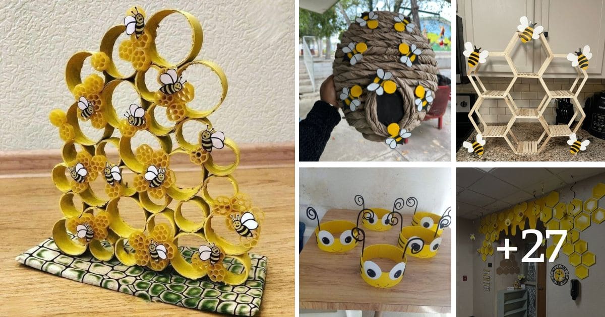 30+ Cute Bee-Themed Craft Ideas to Inspire Parents And Kids For The ...