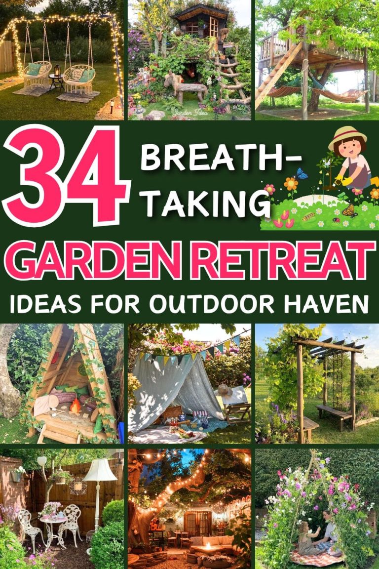34 Breathtaking Garden Retreat Ideas to Sink Into After A Hard Day
