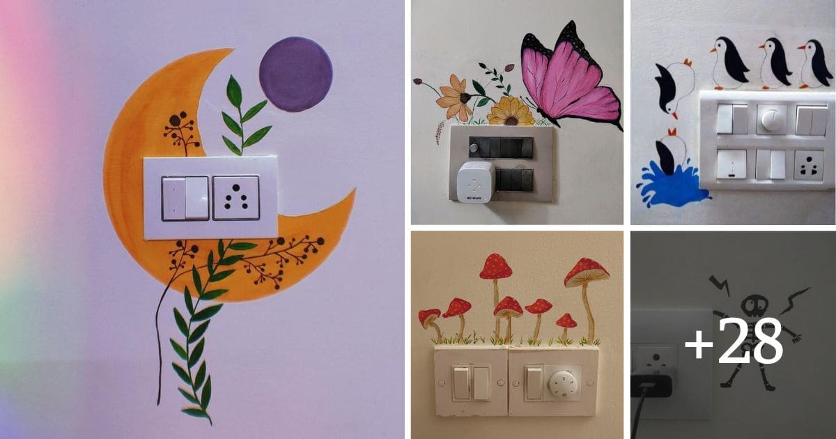 32 Charming & Creative Switchboard Painting Ideas to Banish Wall Boredom