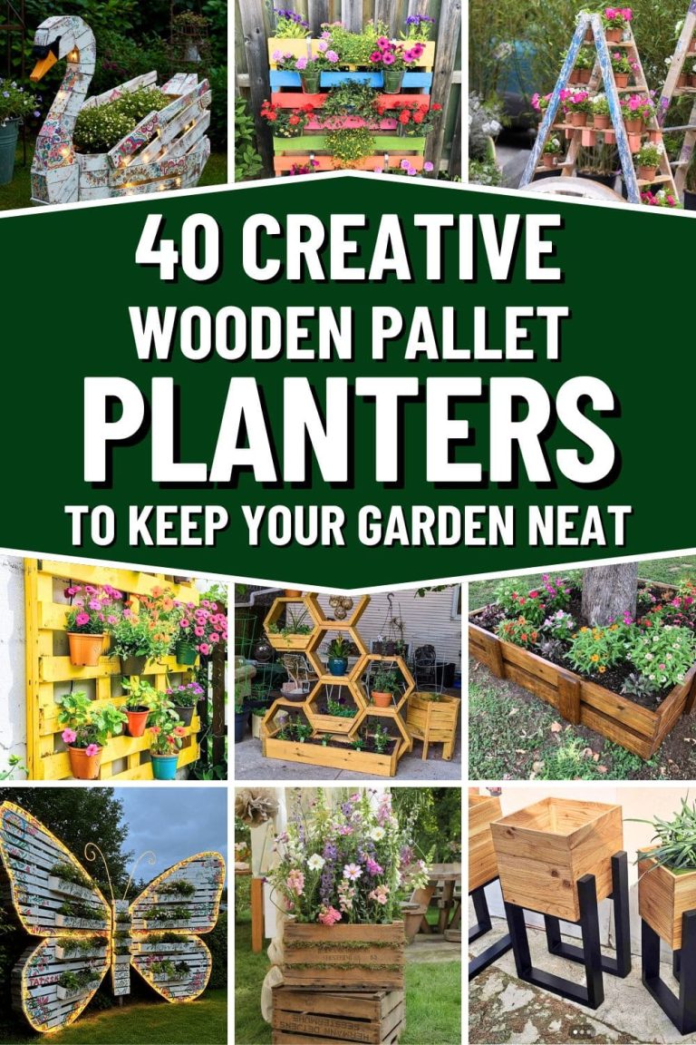 40 Brilliant Wooden Pallet Planters to Keep Your Garden Neat and Stylish