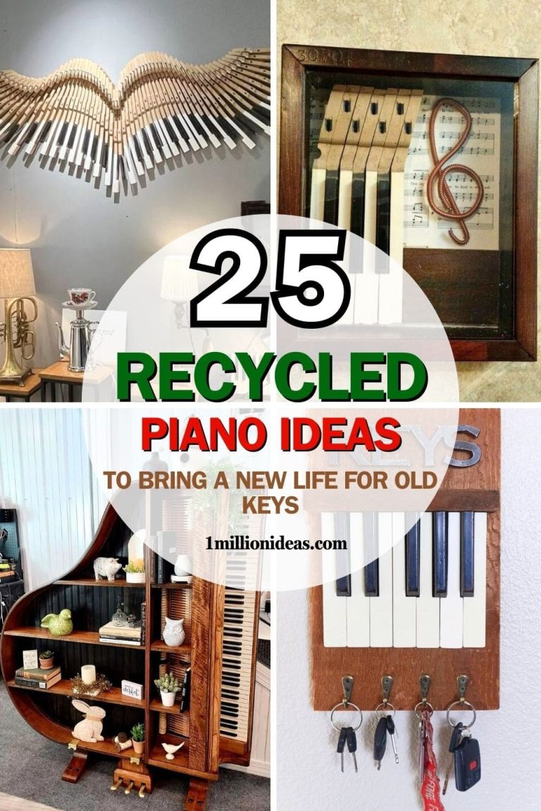25 Genius Recycled Piano Ideas That Bring New Life to Old Keys