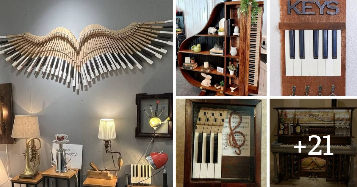 25 Genius Recycled Piano Ideas That Bring New Life to Old Keys